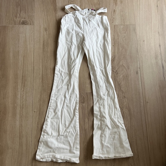 Edikted | Jeans | Edikted White Cut Out Pants | Poshmark
